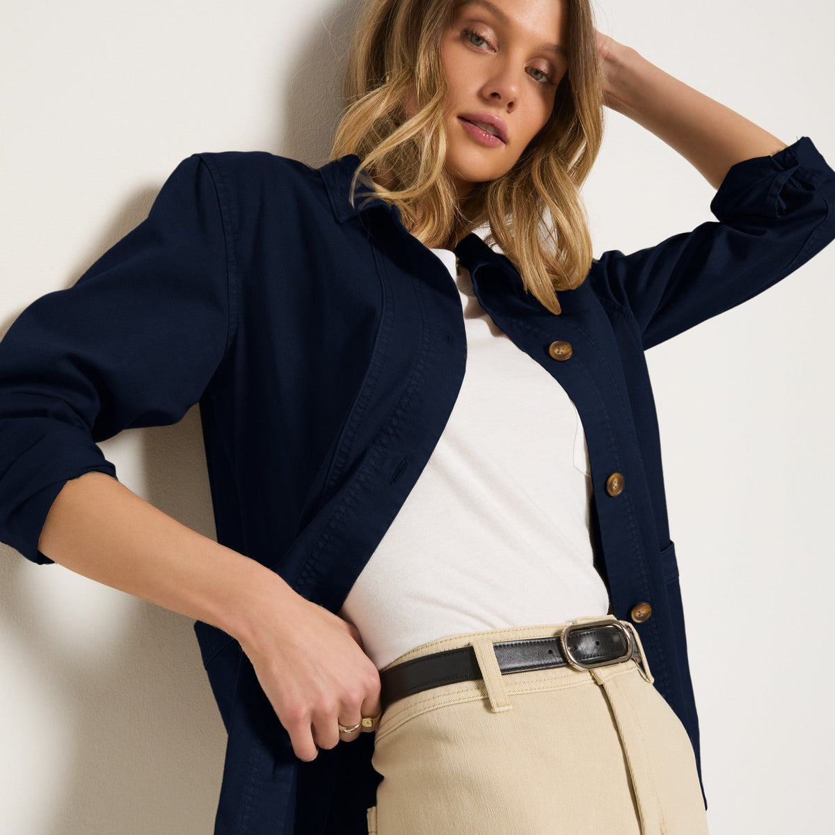 Pierside Twill Chore Jacket - Oversized Layering Hero – Seventy Eight ...